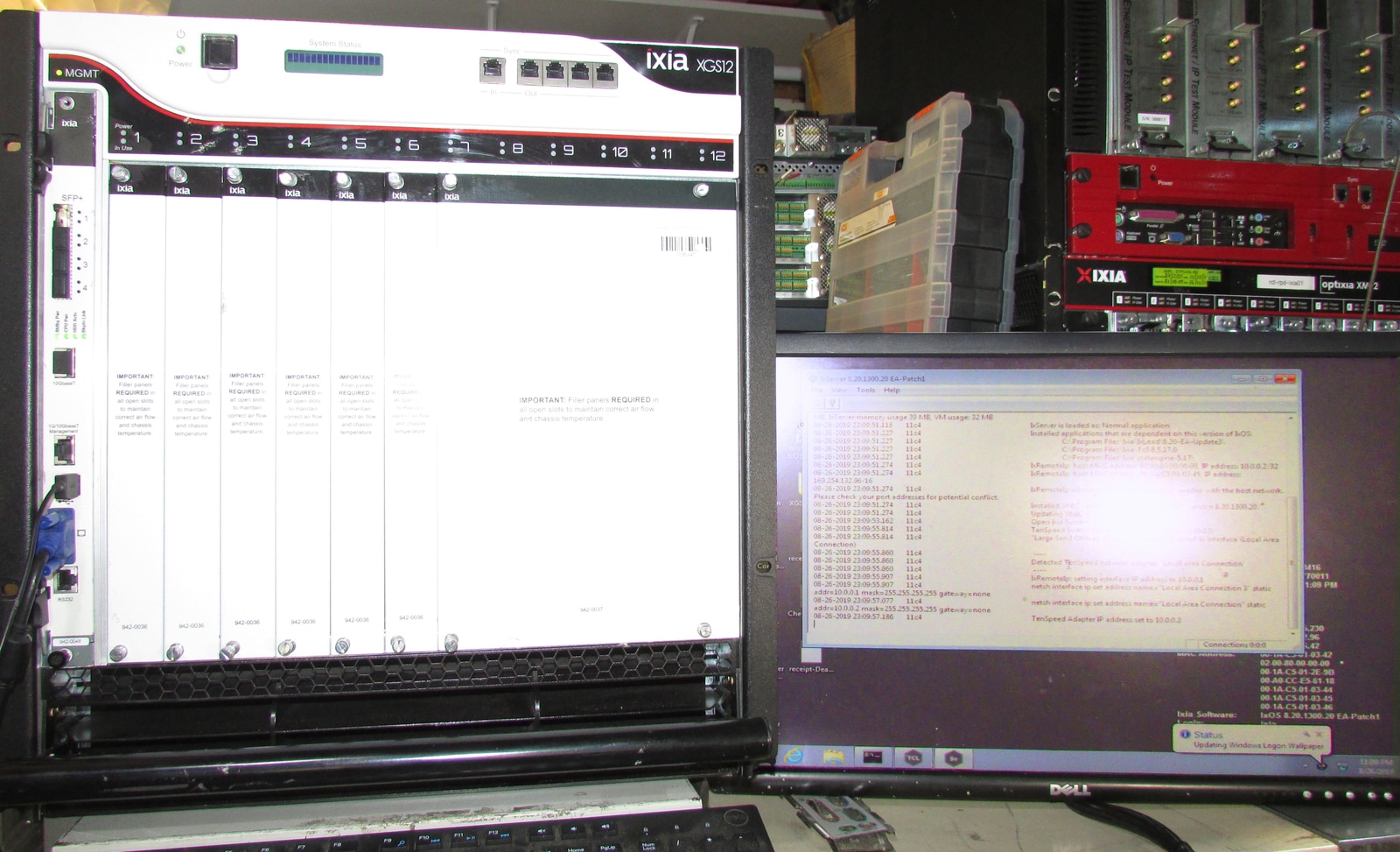Ixia XGS12 Chassis With Management Module – ZOMBIE COMPONENTS